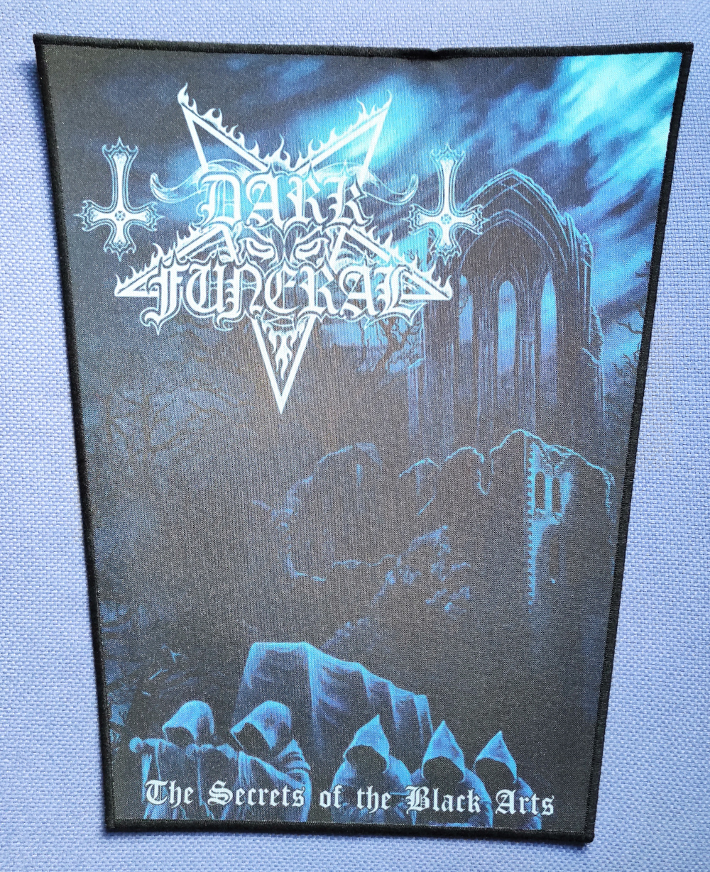 Backpatch DARK FUNERAL The Secrets of the Black Art trapezoidal - Bestial.ro