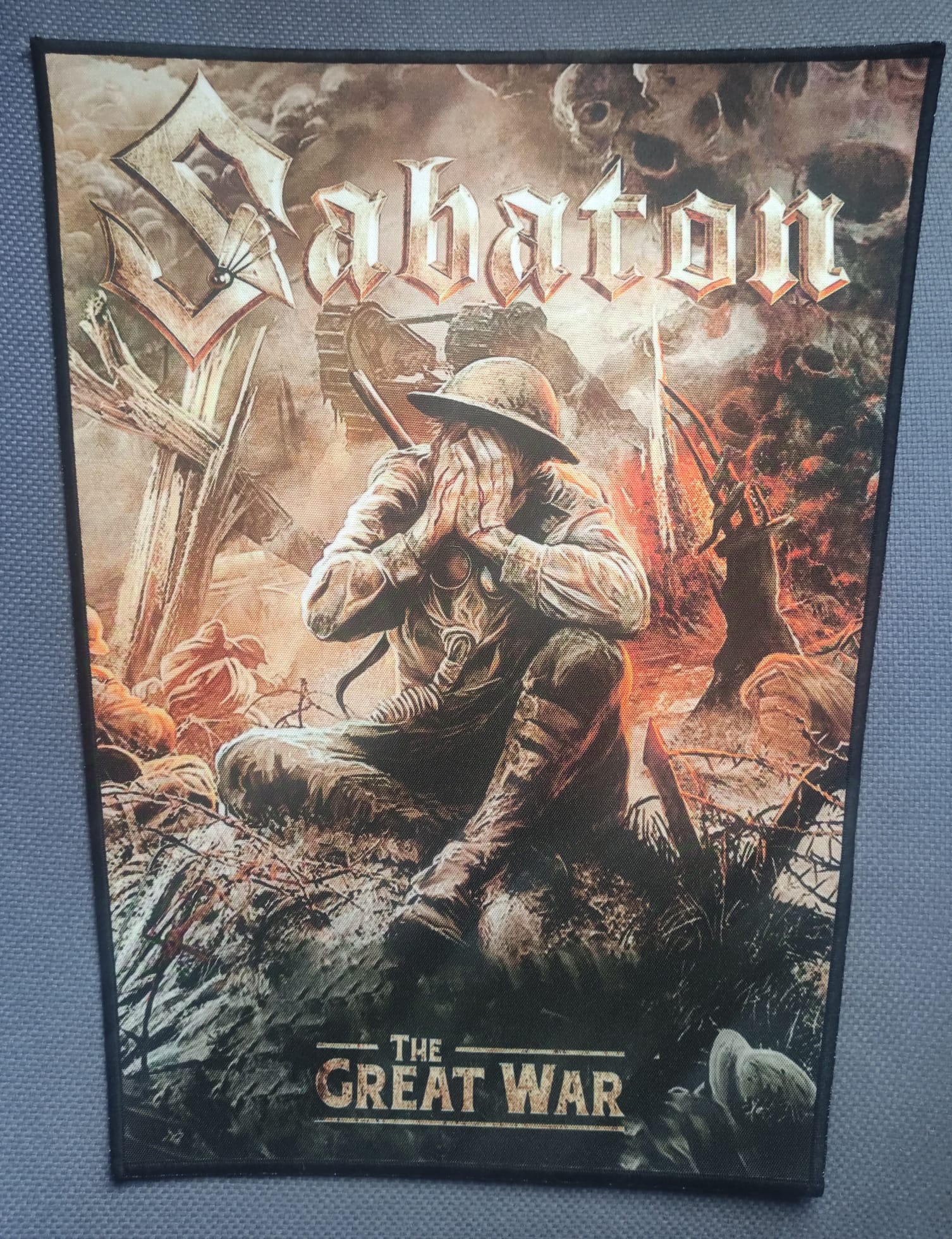 Backpatch trapezoidal SABATON The Great War - Bestial.ro