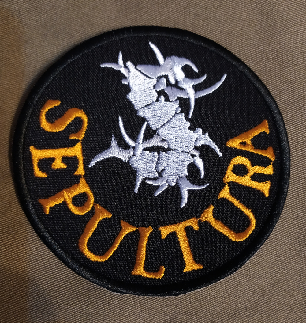 Patch SEPULTURA Logo (patch brodat) (P-SHK) - Bestial.ro