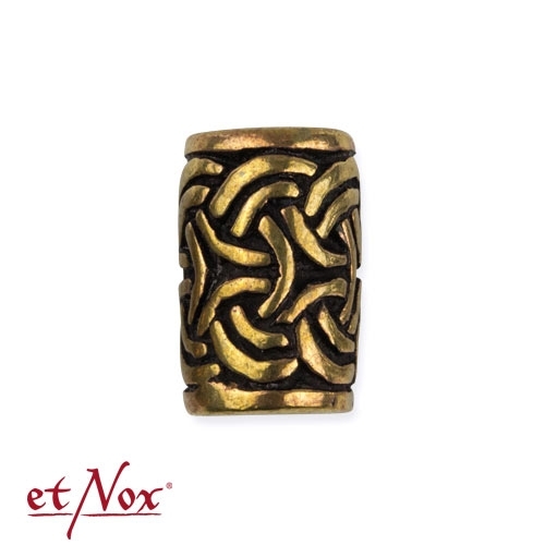 BP1008 Inel pentru barba sau par din bronz Celtic - Bestial.ro