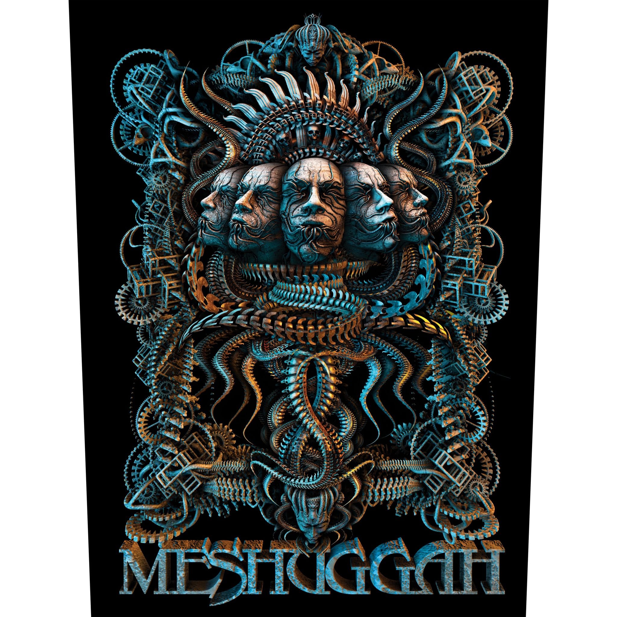 Backpatch Meshuggah - 5 Faces - Bestial.ro