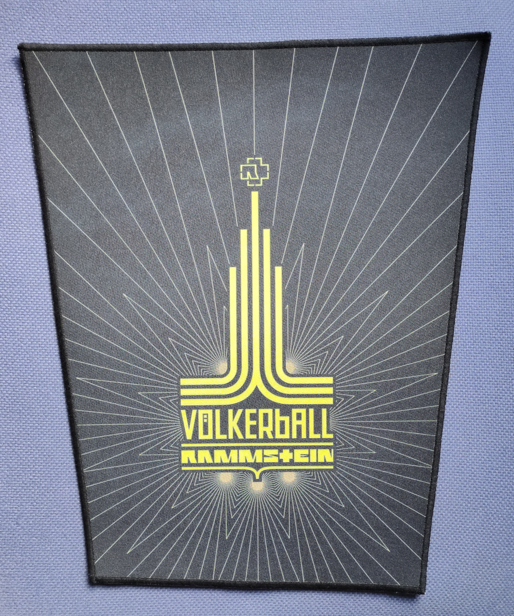 Backpatch RAMMSTEIN - Volkerball trapezoidal - Bestial.ro