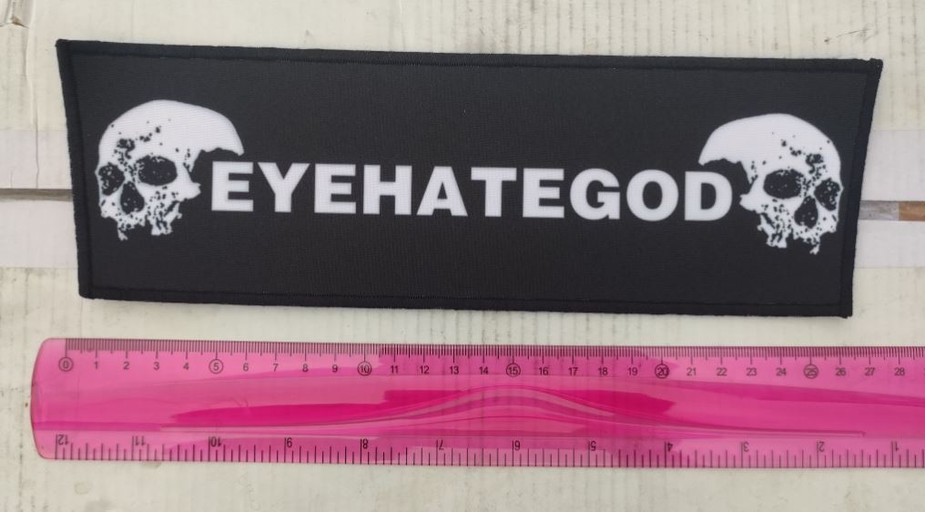 Backpatch superstrip EYEHATEGOD Logo - Bestial.ro