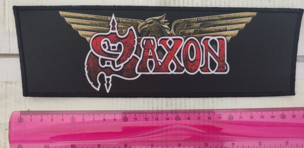 Backpatch superstrip SAXON Logo - Bestial.ro