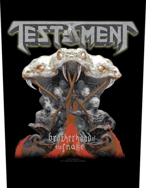 Backpatch Testament - Brotherhood Of The Snake (superpret Razamataz ...
