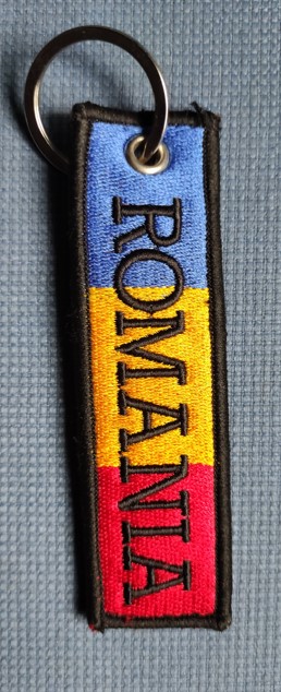 Breloc chei ROMANIA (steag) - Bestial.ro