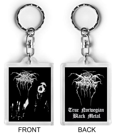 Breloc de plastic DARKTHRONE - True Norvegian Black Metal - Bestial.ro