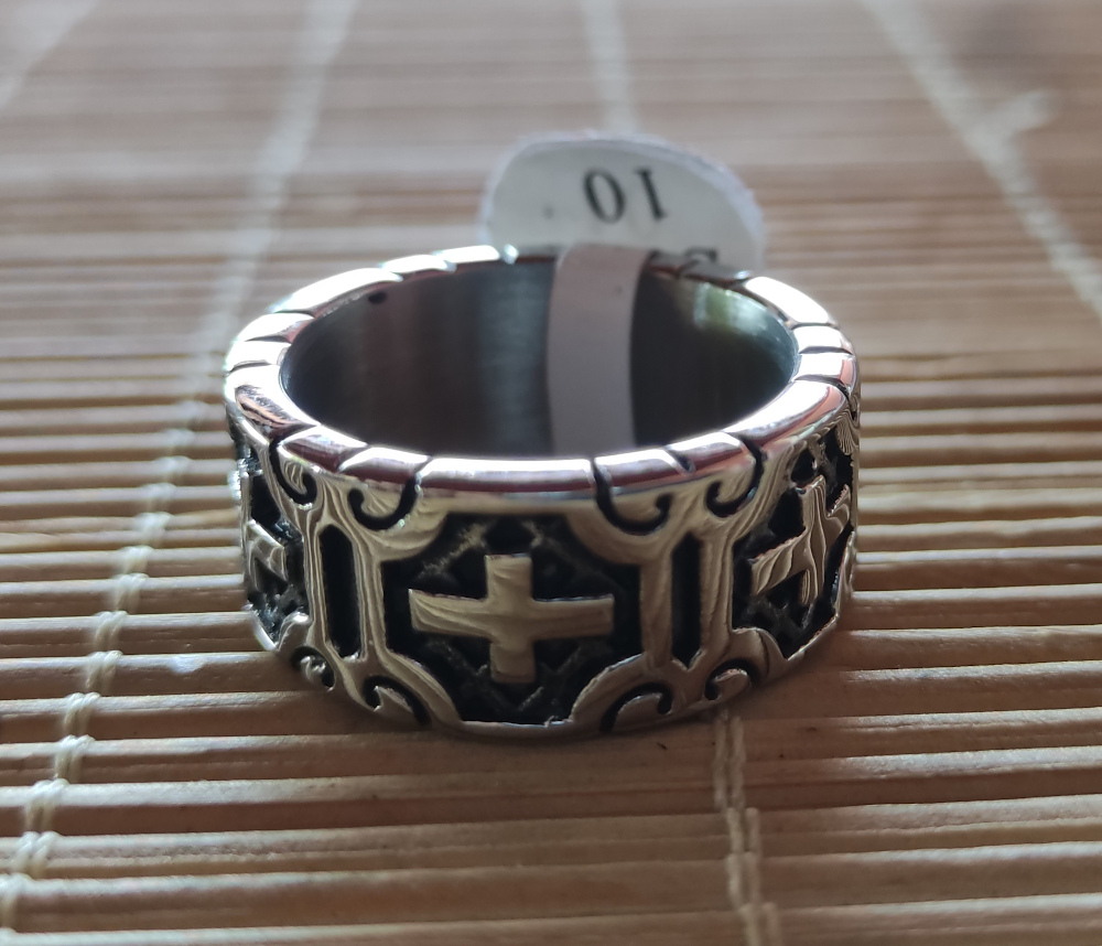 Inel de inox Iron Cross BRU77 - Bestial.ro