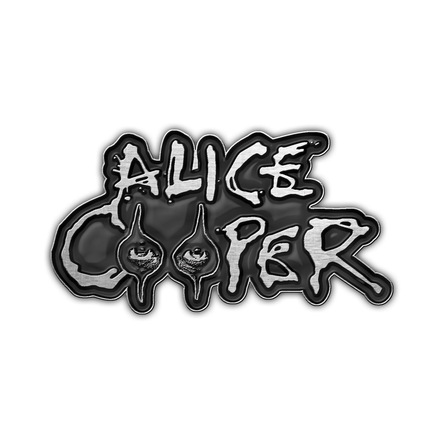 Insigna metalica ALICE COOPER - Logo - Bestial.ro