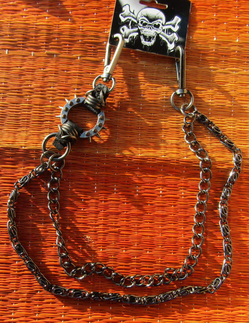 Lant de pantaloni SOLID STEEL Spikes cu doua ramificatii (LPSS02 ...