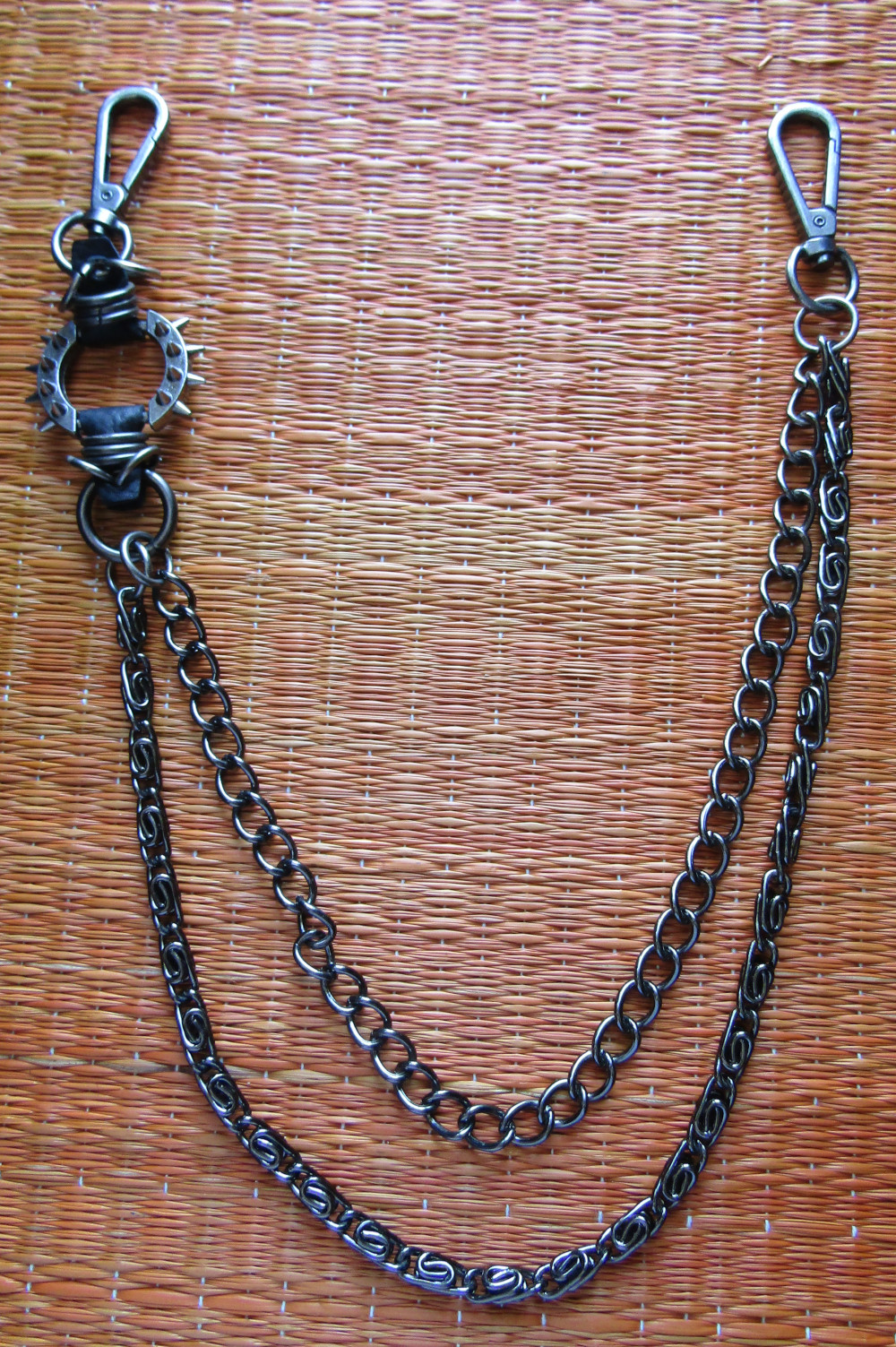 Lant de pantaloni SOLID STEEL Spikes cu doua ramificatii (LPSS02 ...