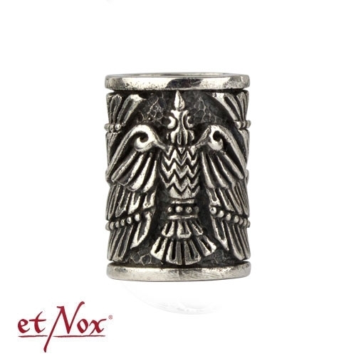 P1005 Inel de argint pentru barba sau par (beard or hair bead) Eagle ...