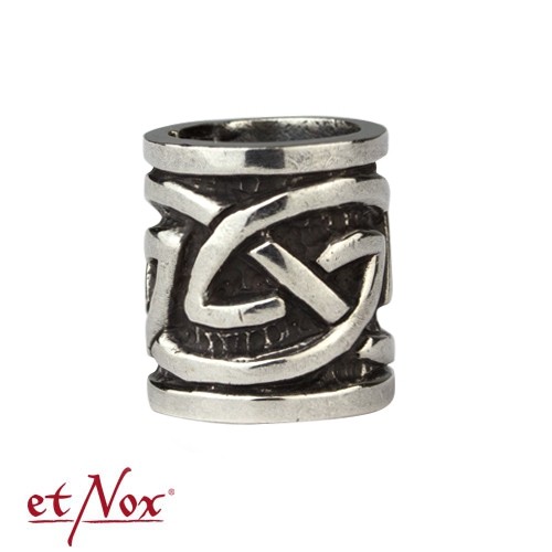 P1011 Inel de argint pentru barba sau par (beard or hair bead) Celtic ...