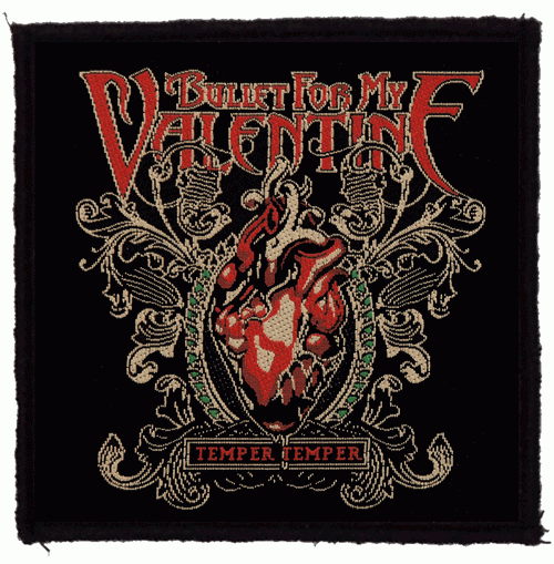 Patch BULLET FOR MY VALENTINE Temper Temper (HBG) - Bestial.ro