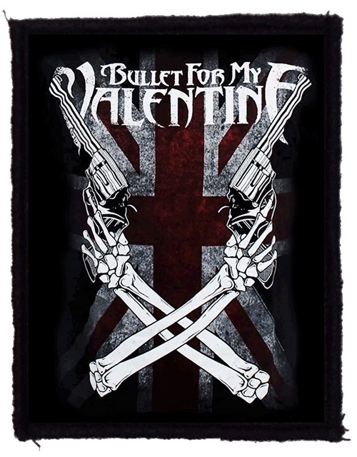 Patch BULLET FOR MY VALENTINES Cross Guns (HBG) - Bestial.ro