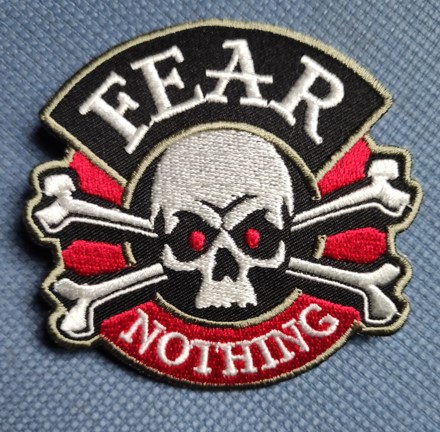 Patch FEAR NOTHING (patch de lipit) (EP1784) - Bestial.ro