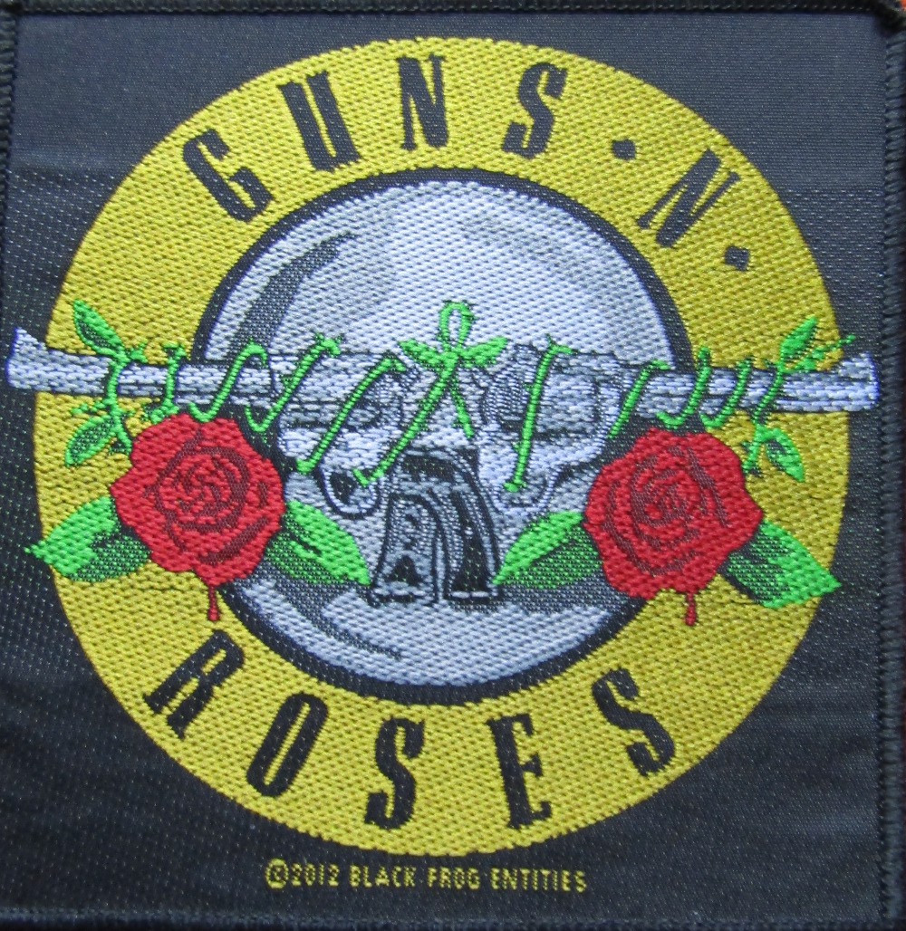 Patch Guns N Roses - Bullet Logo - Bestial.ro