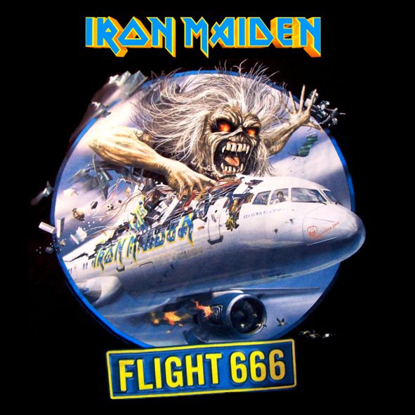 Patch IRON MAIDEN - Flight (P-SHK) - Bestial.ro