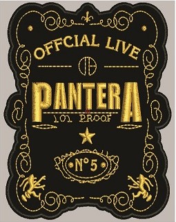 Patch PANTERA Official Live (patch de lipit) (EP550) - Bestial.ro