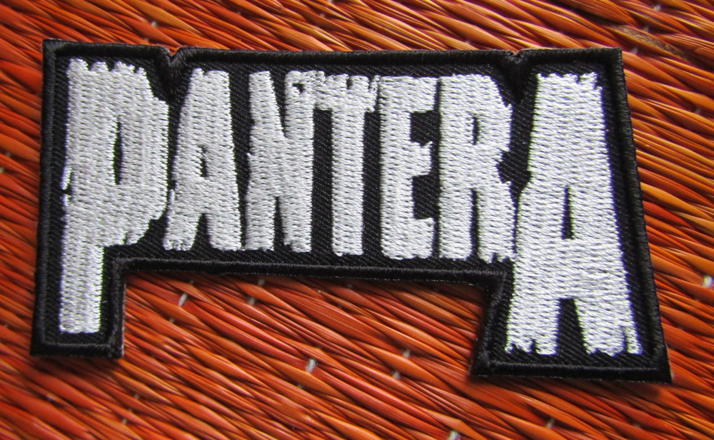 Patch PANTERA White Logo (patch de lipit) (EP742) - Bestial.ro