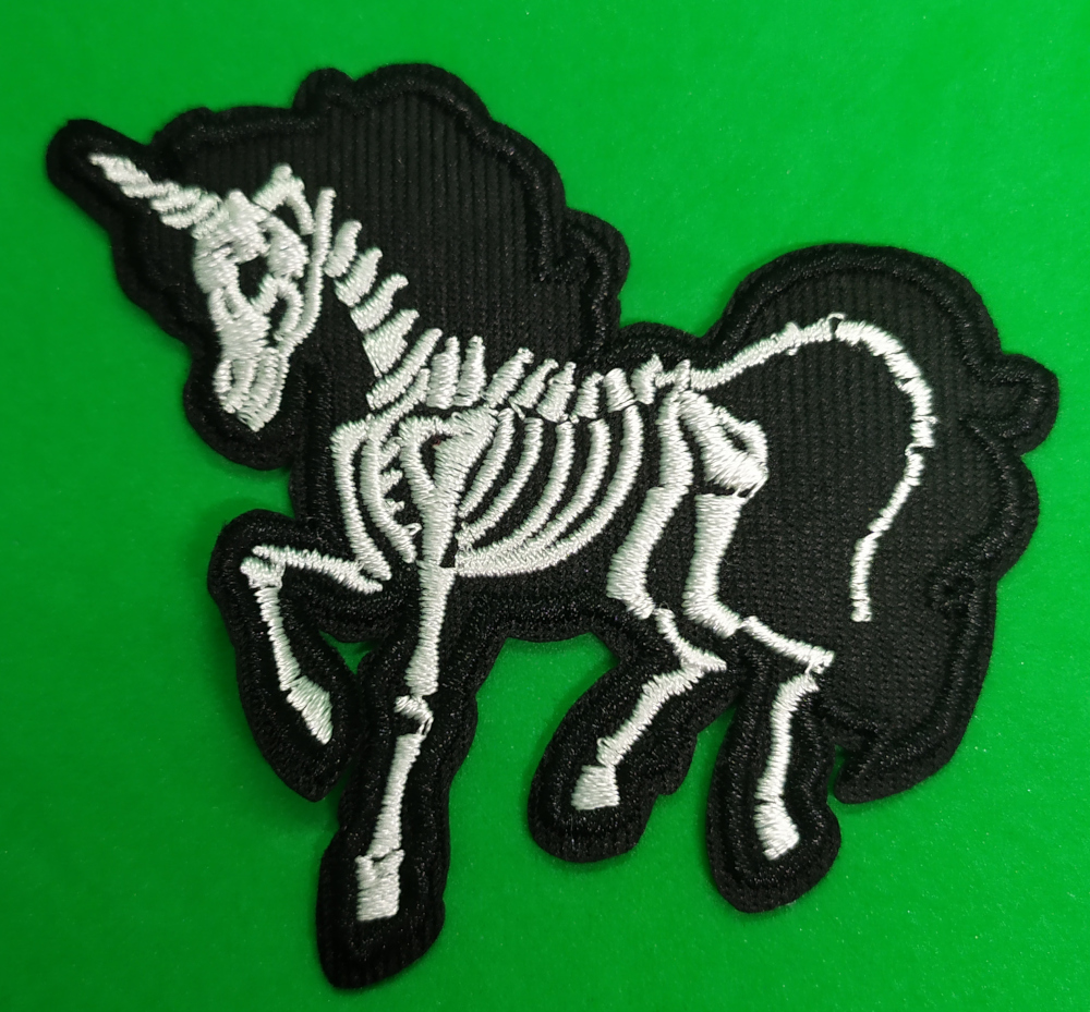 Patch Unicorn Skeleton (patch decupat) (JBG) - Bestial.ro
