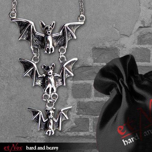 SK5120 Colier de inox Bats - Bestial.ro