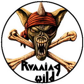 Insigna 2,5 cm RUNNING WILD Logo (HBG) - Bestial.ro