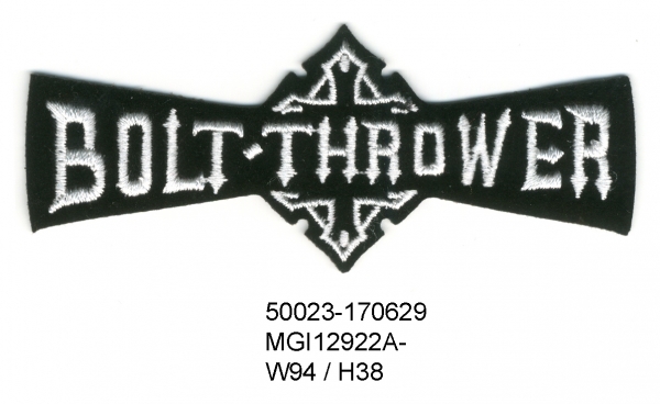 Patch BOLT THROWER Logo (patch de lipit) (EP641) - Bestial.ro