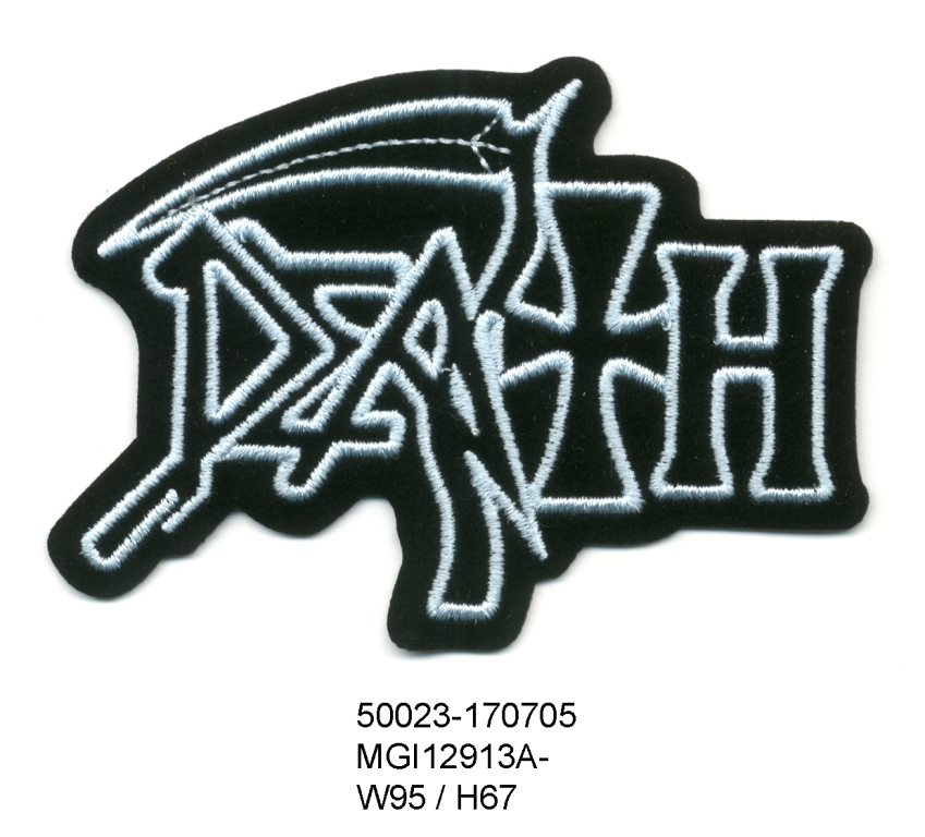 Patch DEATH Logo (patch de lipit) (EP652) - Bestial.ro