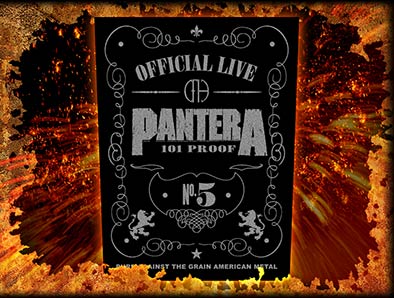 Backpatch Pantera - 101% Proof BP0896 - Bestial.ro