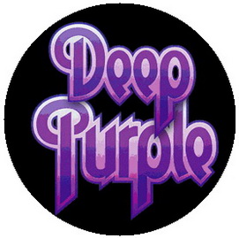 Insigna 2,5 cm DEEP PURPLE Logo (HBG) - Bestial.ro