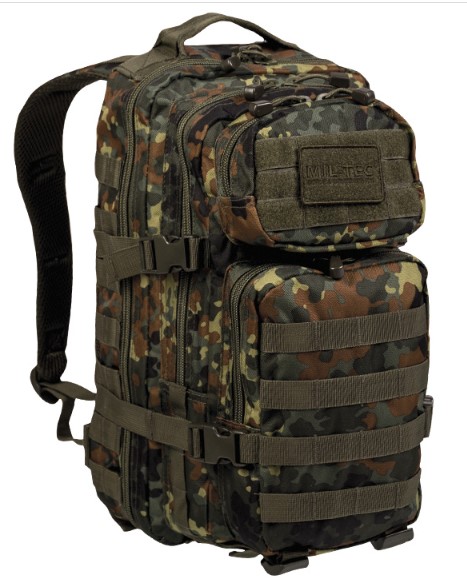 Rucsac mic US Assault Flecktarn mic (20 l) Art. 14002021 - Bestial.ro