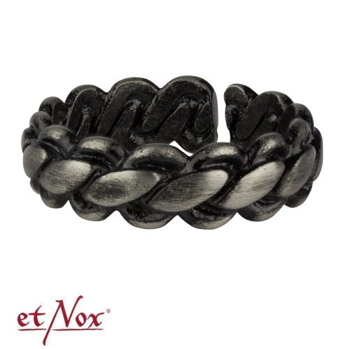 SR026 Inel de inox Gun Metal - Bestial.ro