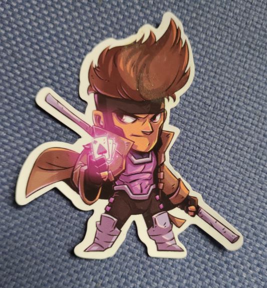 Sticker (abtibild) Chibi Marvel Gambit (JBG) - Bestial.ro