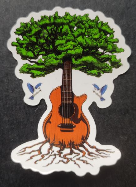 Sticker (abtibild) Chitara Copac (JBG) - Bestial.ro