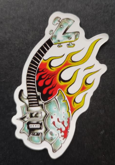 Sticker (abtibild) Chitara Topor (JBG) - Bestial.ro