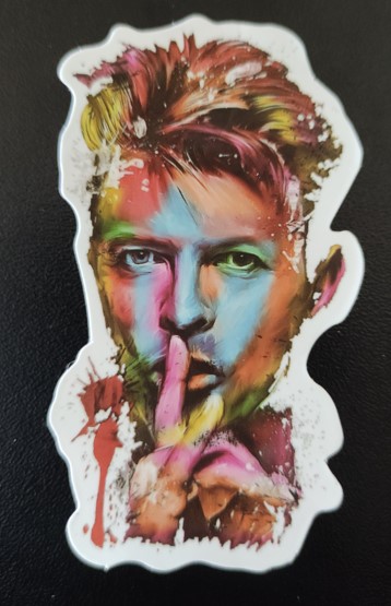 Sticker (abtibild) DAVID BOWIE Color (JBG) - Bestial.ro