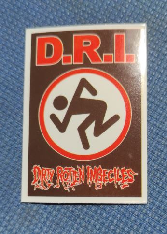 Sticker (abtibild) DRI Dirty Rotten Imbeciles (JBG) - Bestial.ro