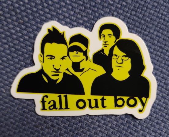 Sticker (abtibild) Fall out Boy Band (JBG) - Bestial.ro