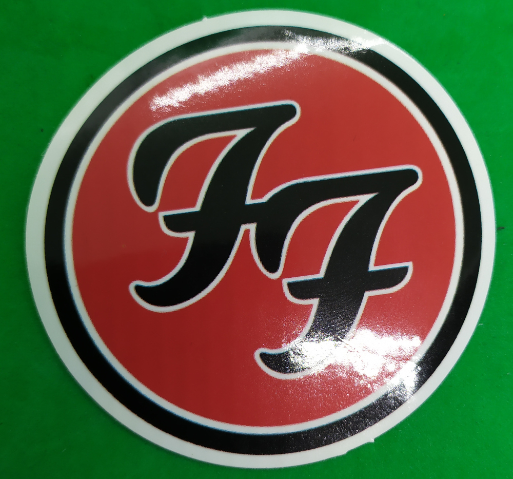 Sticker (abtibild) FOO FIGHTERS Logo (JBG) - Bestial.ro