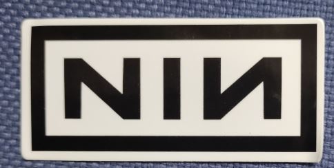Sticker (abtibild) NINE INCH NAILS Logo (JBG) - Bestial.ro