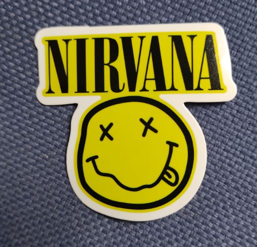 Sticker (abtibild) Nirvana Smiley (JBG) - Bestial.ro