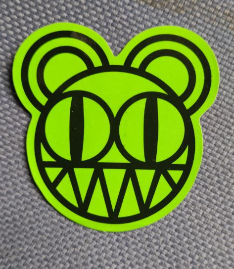Sticker (abtibild) RADIOHEAD Green Logo (JBG) - Bestial.ro