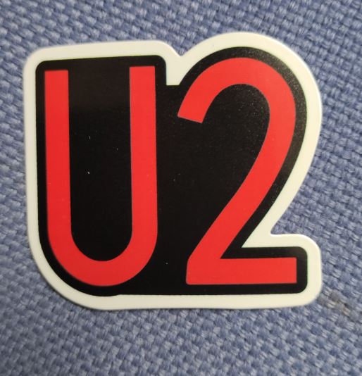 Sticker (abtibild) U2 Big Red Logo (JBG) - Bestial.ro