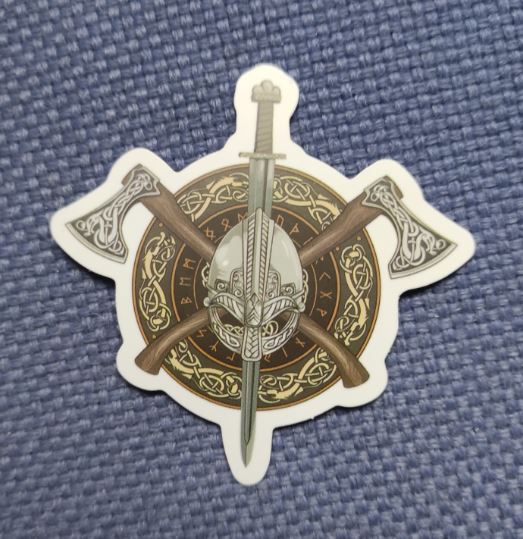 Sticker (abtibild) Viking - Helmet Shield (JBG) - Bestial.ro