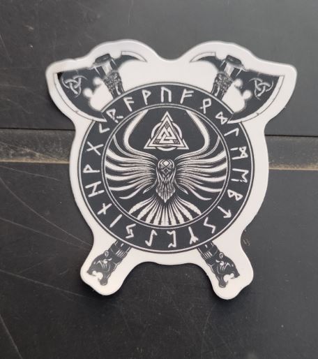 Sticker (abtibild) Viking - Raven Shield (JBG) - Bestial.ro