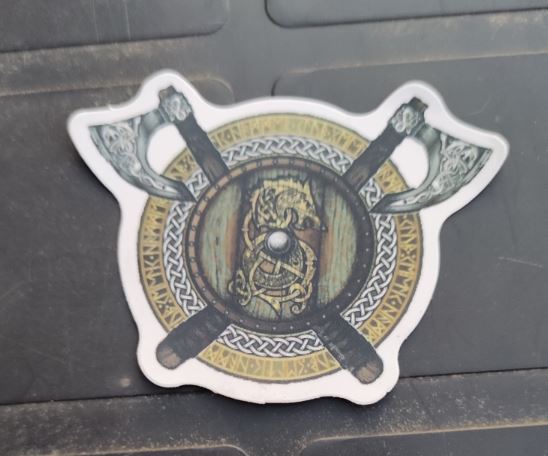 Sticker (abtibild) Viking - Shield (JBG) - Bestial.ro